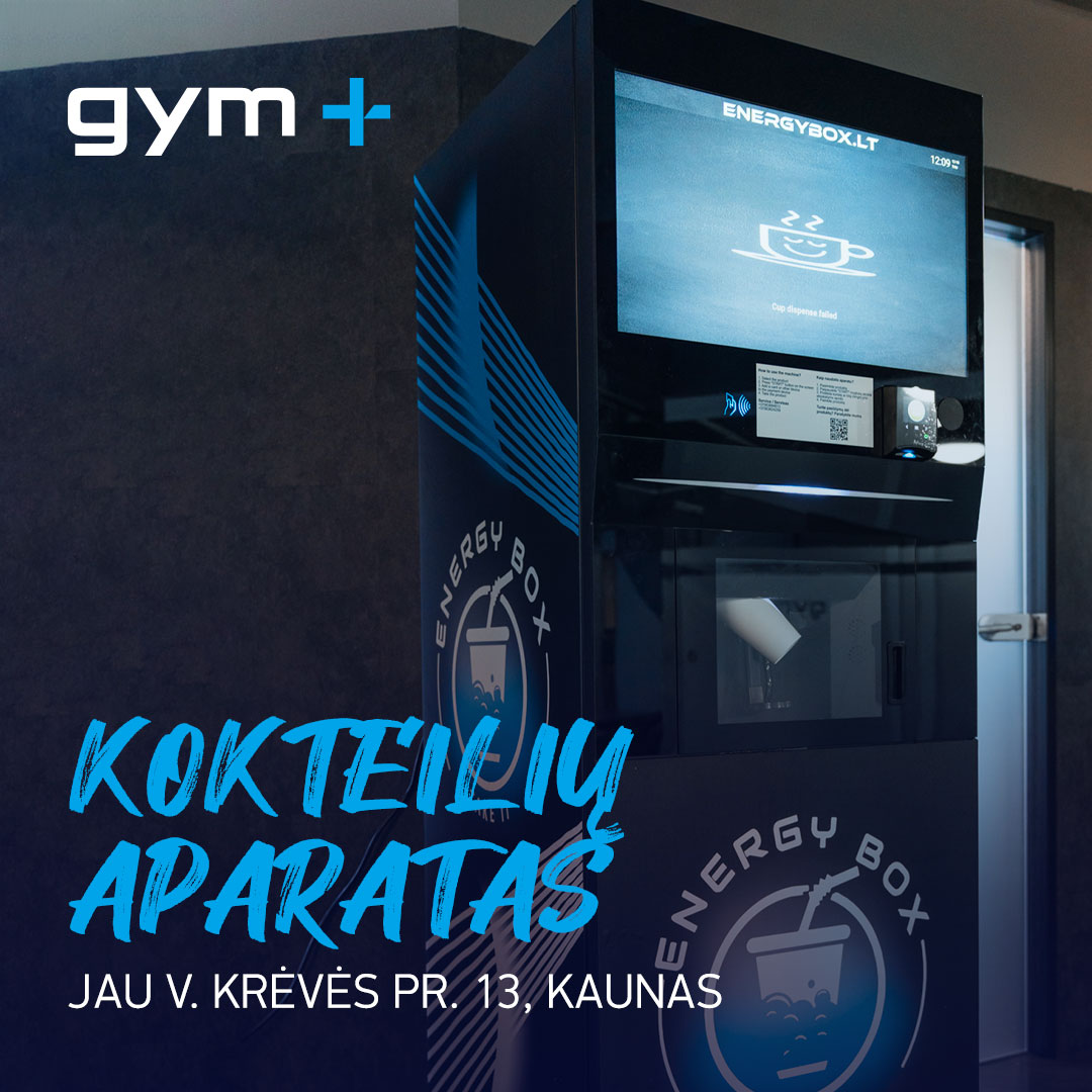 DAR VIENAS PLIUSAS KAUNE! - Gym+