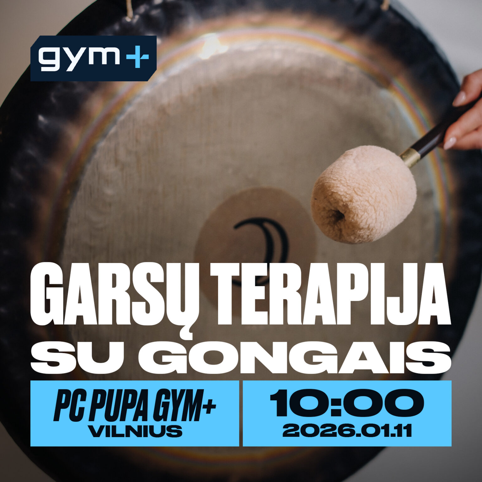 GARSŲ TERAPIJA SU GONGAIS - Gym+